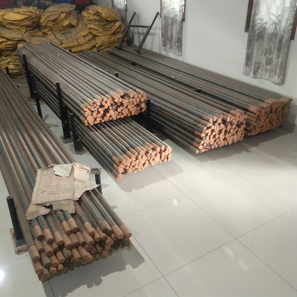 Jual 4.9m R32/R38 hexagonal drill rod batang bor crd crawler rock drill ...