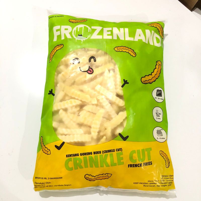 Jual Frozenland Kentang Crinkle Cut 2,5kg | Shopee Indonesia