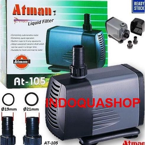 Jual PERAWATAN IKAN ATMAN AT-105 POMPA CELUP AQUARIUM KOLAM SUBMERSIBLE ...