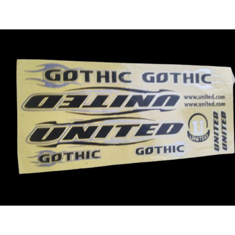 Jual Stiker Sepeda United Gothic | Shopee Indonesia