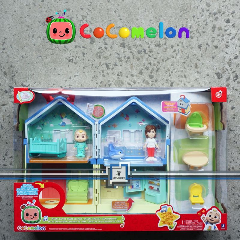 Jual Cocomelon Deluxe Family House Transforming Playset Music Sound ...