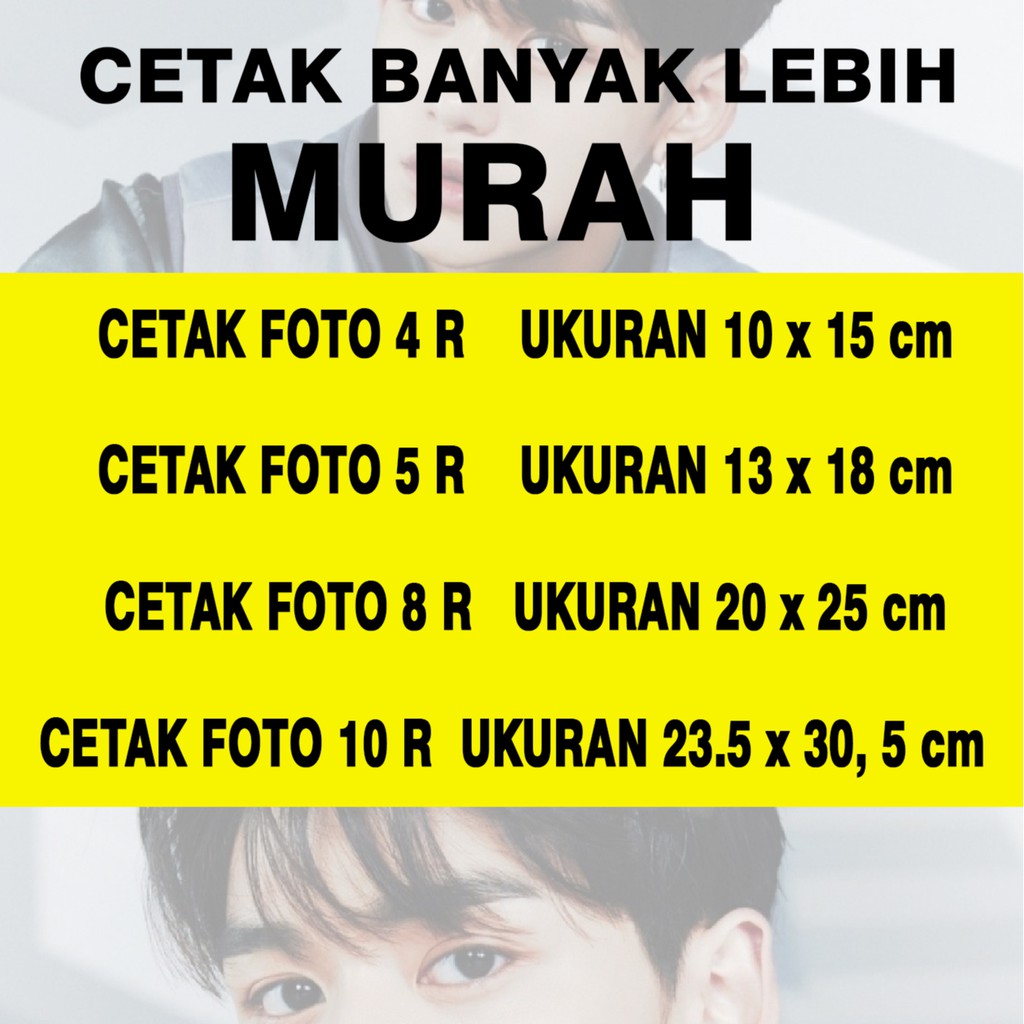 Jual Cetak foto glosy premium 3r,4r, 5r,6r,10r,12r,12rs (terlaris) langsung jadi free design ...