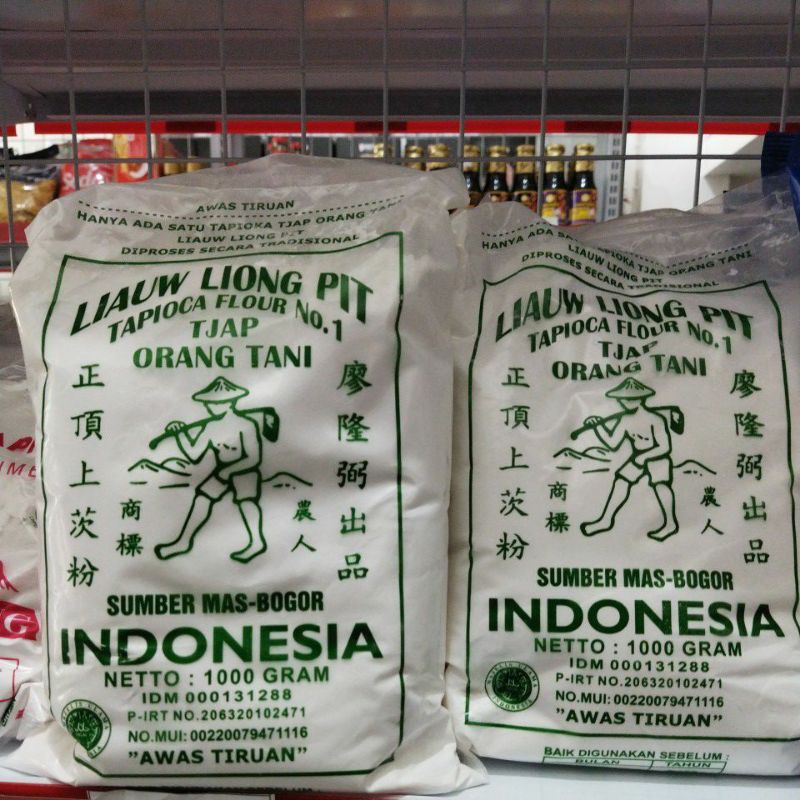Jual Sagu tani Liauw Liong Pit 1Kg/Tepung tapioka/Aci/Kanji Cap Orang ...