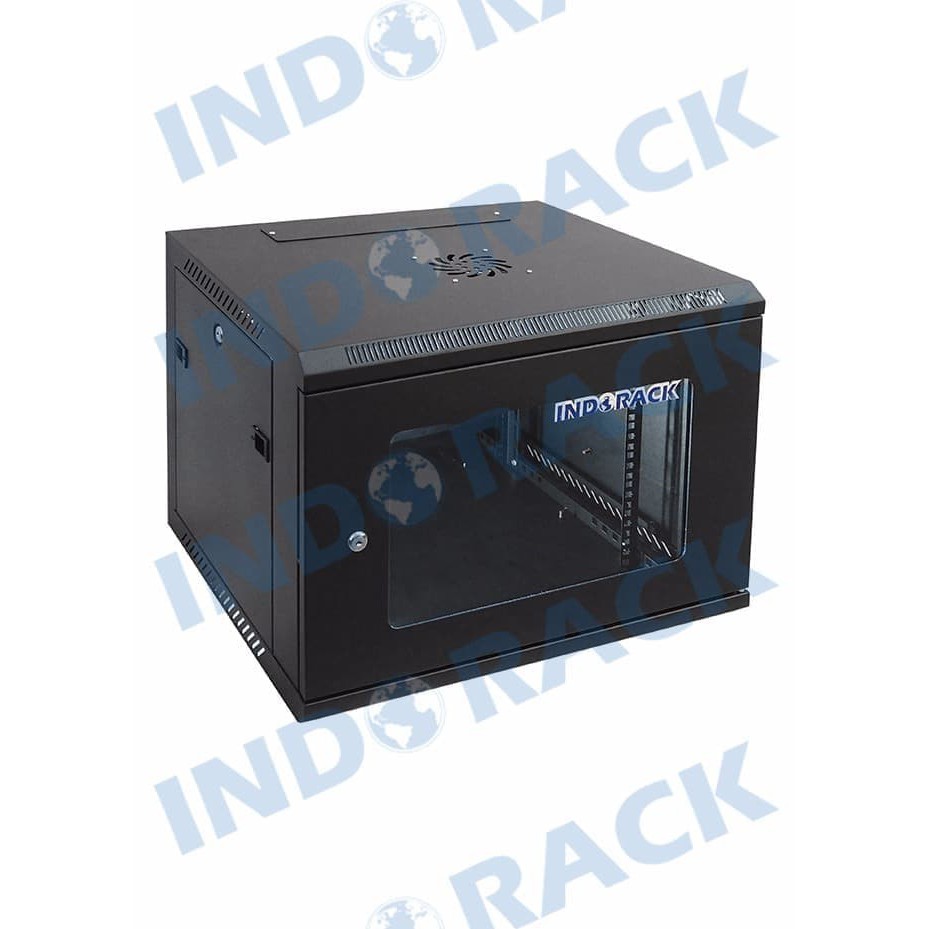 Jual INDORACK - WR5008S Wallmount Single Door 19" | Shopee Indonesia