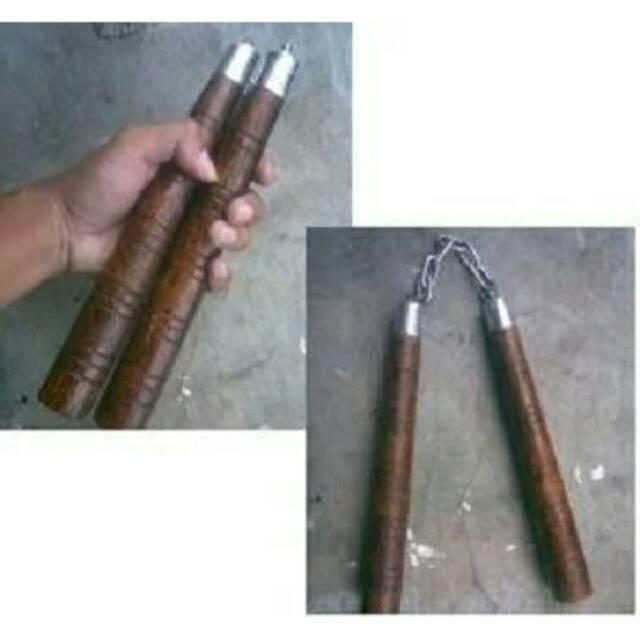 Jual Double Stick Kayu Ruyung Bruce Lee | Shopee Indonesia