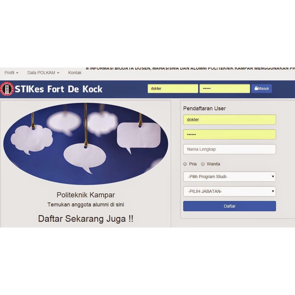 Jual Source Code Aplikasi Social Media Kampus Menggunakan Codeigniter ...