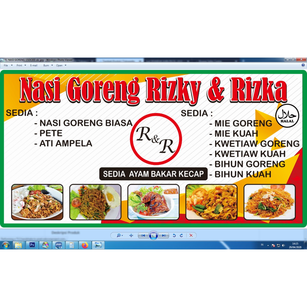 Jual BANNER / SPANDUK NASI GORENG | Shopee Indonesia