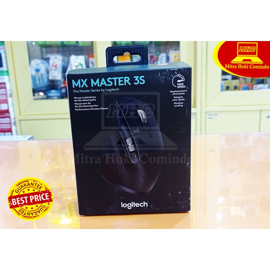 Jual MOUSE WIRELESS BLUETOOTH LOGITECH MX MASTER 3S BLACK | Shopee ...
