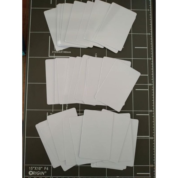 Jual KARTU PVC POLOS BAHAN ID CARD BAGIAN TENGAH | TULANG ID CARD ...