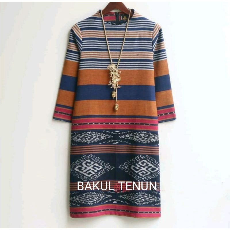 Jual DRES TENUN ETNIK JEPARA - TUNIK TENUN JEPARA - BAJU TENUN - OUTFIT KKONDANGAN | Shopee ...