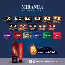 Jual Miranda Professional Hair Color Semir Rambut DAN CBD HAIR COLOUR ...