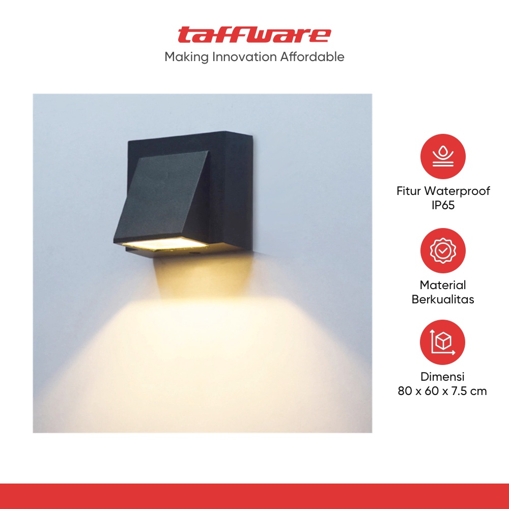 Jual TaffLED Lampu LED Dekorasi Rumah Waterproof Warm White 3w | Shopee ...