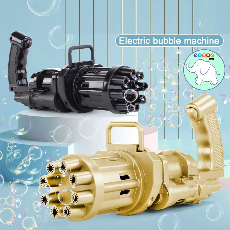 Jual mainan bubble tembak gelembung Gattling Machine Gun tembak bubble ...