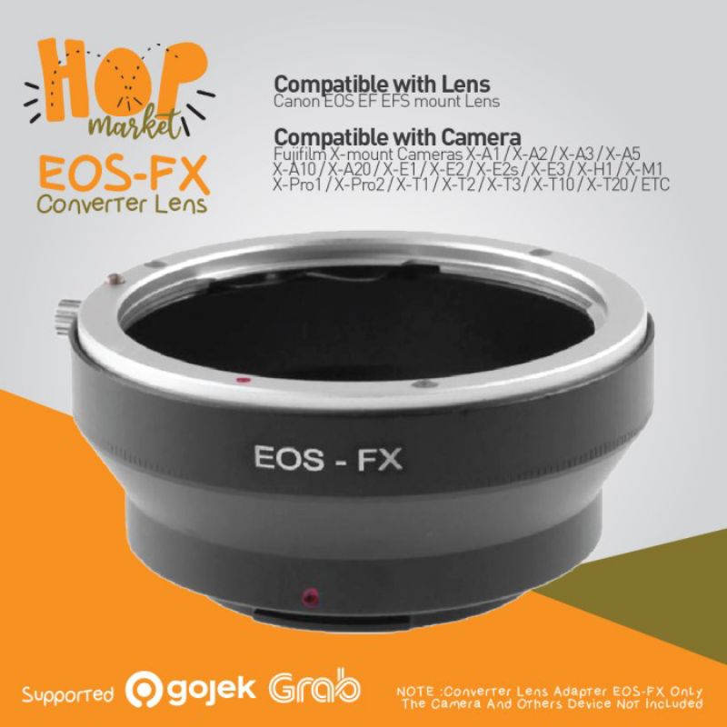 Jual EOS FX lens adapter converter lensa Canon EF EFS to Fujifilm X ...