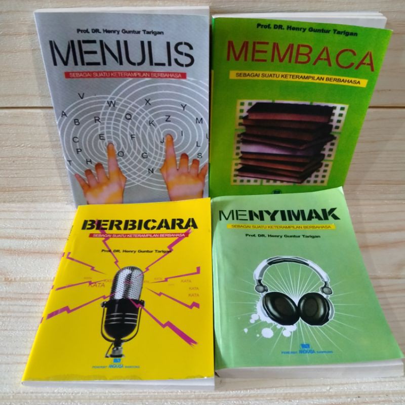 Jual 1 paket prof.DR. Henry Guntur Tarigan(menyimak,menulis,membaca ...