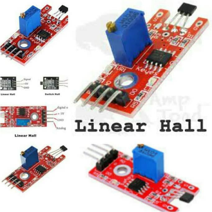 Jual Ini Linear Magnetic Hall Sensor Module For Avr Arm Stm32 Buru ...