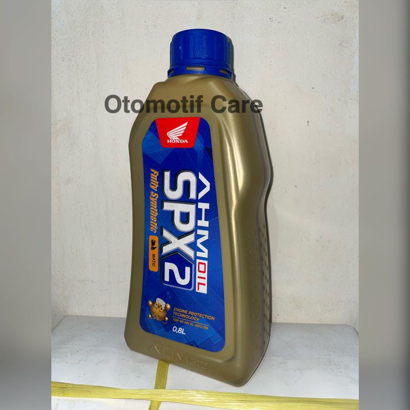 Jual AHM OIL SPX 2 800 ML 10w-30 SL FULLY SYNTHETIC OLI MATIC SPX2 FULL ...