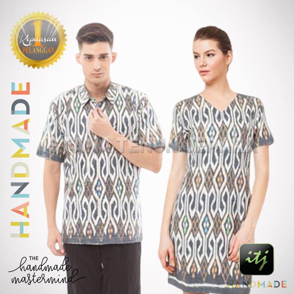 Jual Couple Batik Etnik / Sarimbit Tenun Blanket | Shopee Indonesia