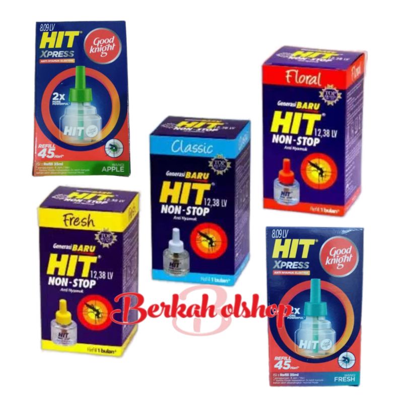 Jual HIT REFFIL /EXPERT NON STOP 33ML 1 BULAN anti nyamuk | Shopee Indonesia