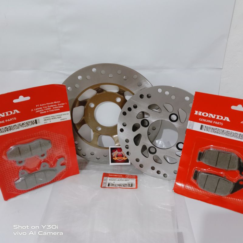 Jual Piringan cakram depan belakang plus Dispad Supra X 125 (KPH/KTM) | Shopee Indonesia