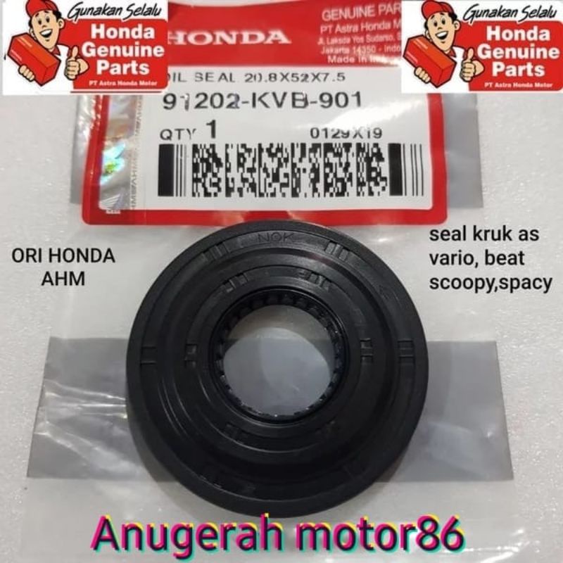 Jual 91202-KVB-901 seal kruk as seal magnet beat karburator vario 110 karburator ori honda AHM ...