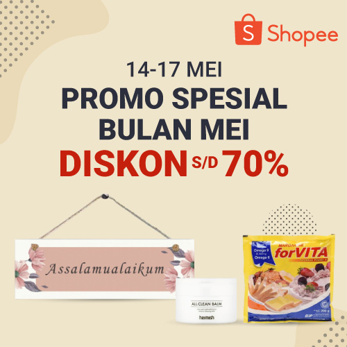 Promo Spesial Bulan Mei | 14-17 Mei