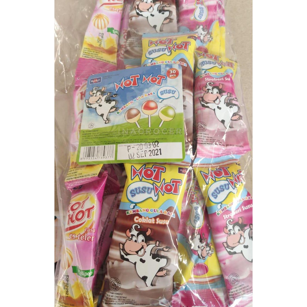 Jual HOT-HOT SUSU PERMEN LOLLIPOP 30pcs x 8gr | Shopee Indonesia