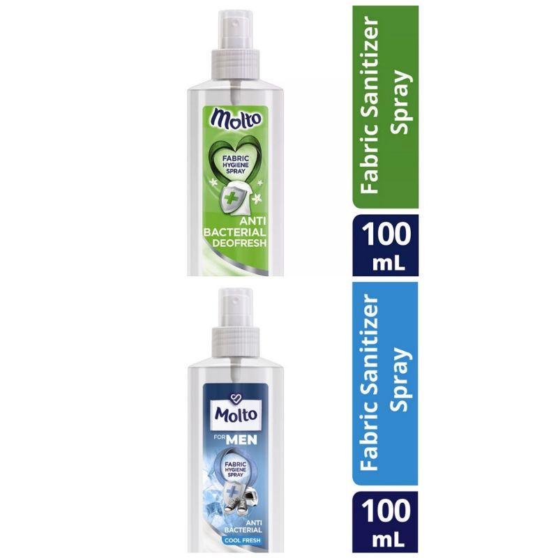 Jual MOLTO FABRIC HIGYENE SPRAY 100 ml | Shopee Indonesia