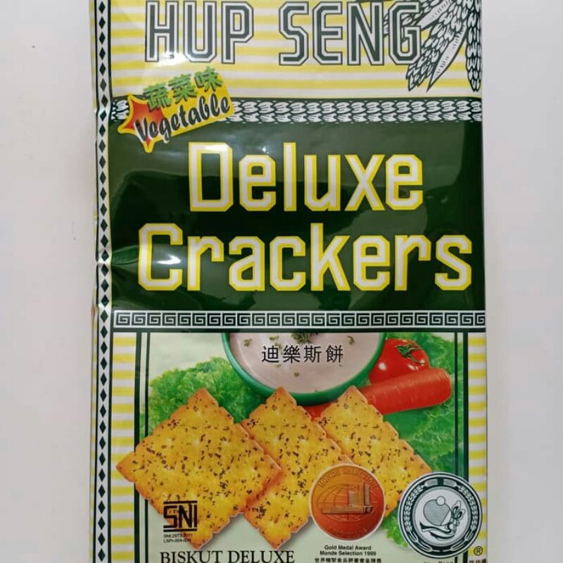 Jual HUP SENG CRACKER ASIN - MANIS - SAYUR ( dus + bubble ) | Shopee ...