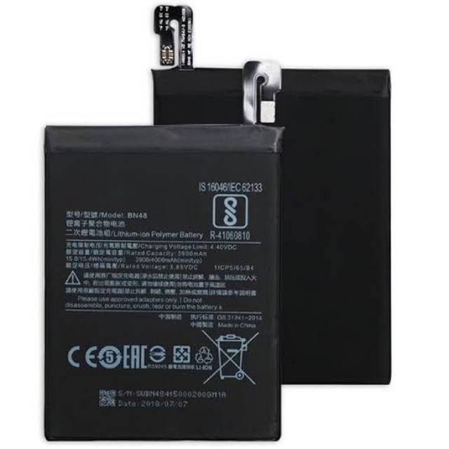 Jual Battery Batrai Baterai Xiaomi Redmi Note 6 Pro BN48 BN-48 Original ...