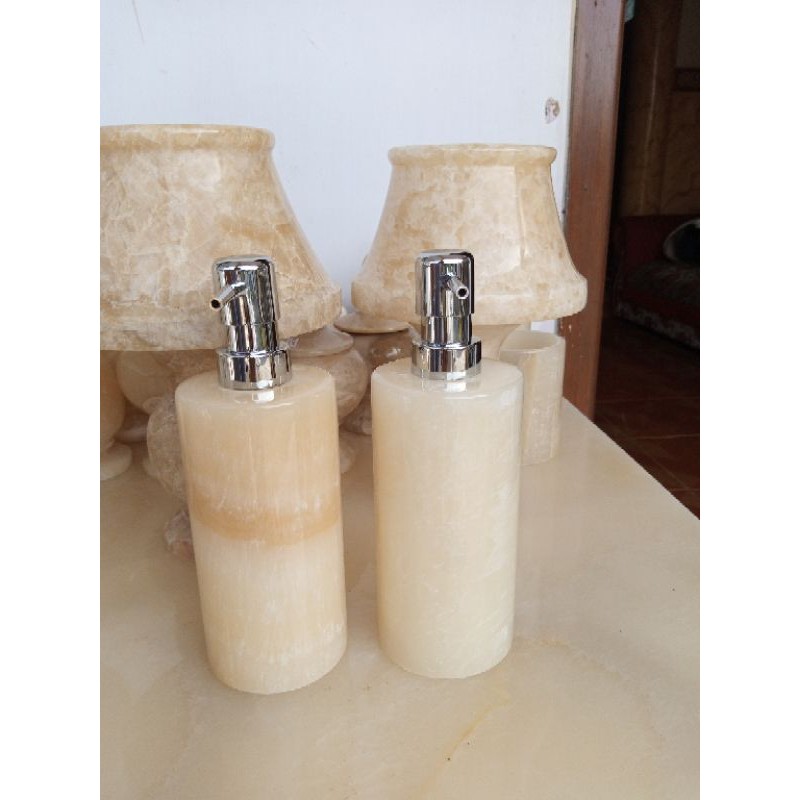 Jual Soap & hand sanitizer dispenser pump batu alam, onix | Shopee ...