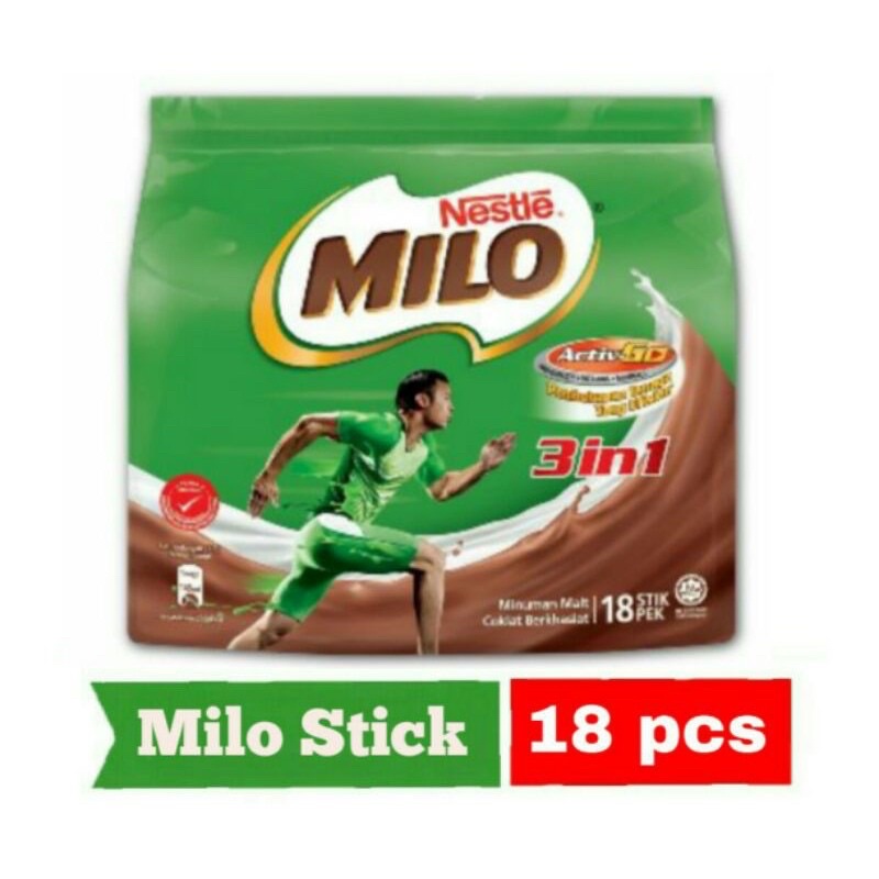 Jual Milo Stick sachet 3 in 1 | Shopee Indonesia