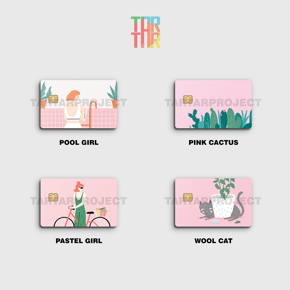 Jual SKIN / STICKER KARTU ATM / E MONEY / FLAZZ - PASTEL | Shopee Indonesia