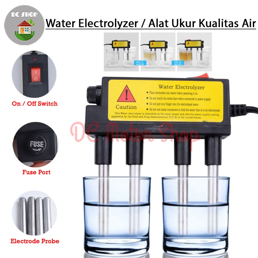 Jual Water Electrolyzer Alat Cek Tes Kualitas Kandungan Air TDS Water ...