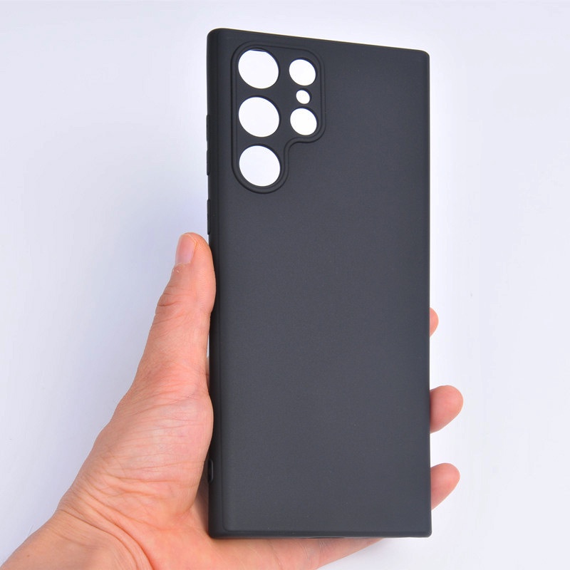 Jual Case Samsung S22 Ultra 5G PREMIUM Case Softcase BLACK MATTE CAMERA ...