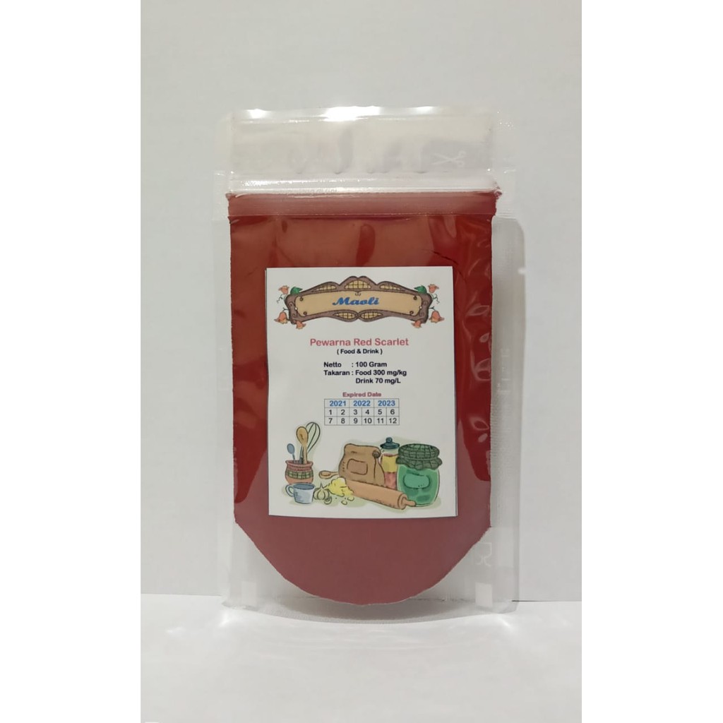 Jual Pewarna ROHA Red Scarlet 2106 / Pewarna Bubuk Makanan Minuman ...
