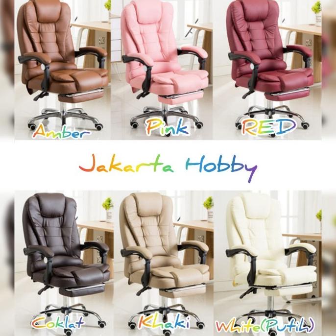 Jual Kursi Kerja Direktur Kantor Manager Bahan Kulit Hidrolik Gaming ...