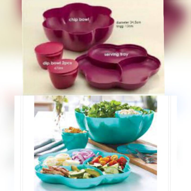 Jual Activity Chip n Dip warna Magenta by Tupperware | Shopee Indonesia