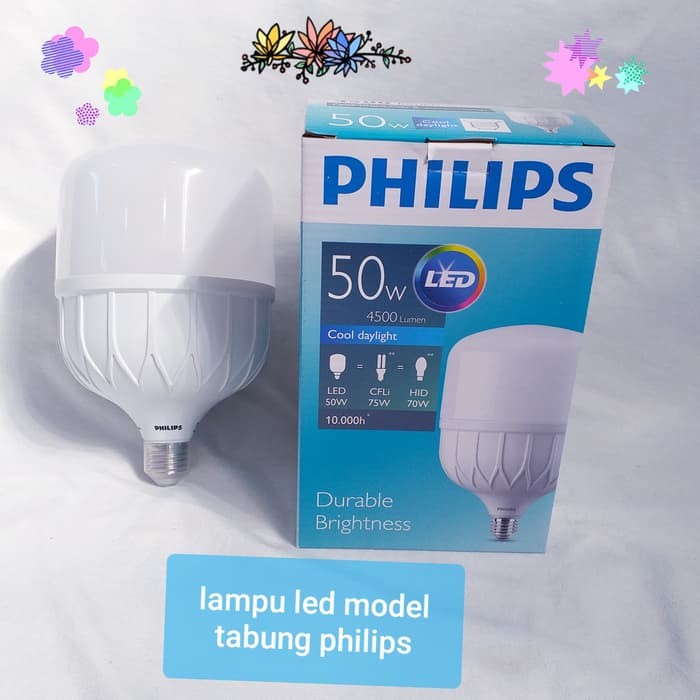 Jual Lampu LED Philip Philips 50 Watt Paling Terang Model Tabung ...