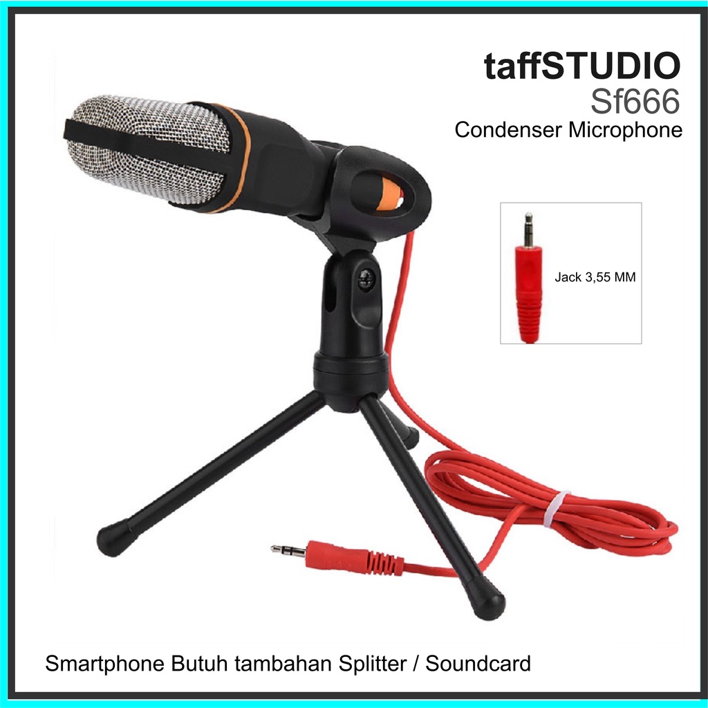 Jual Taffstudio Microphone SF 666 | Shopee Indonesia