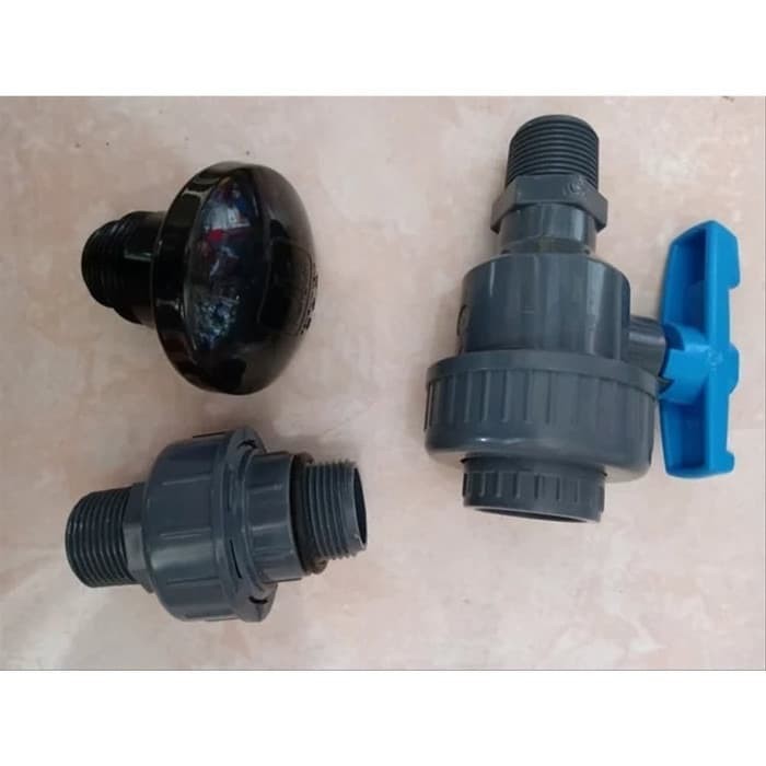 Jual Stop Kran Ballvalve Pvc 1 Inch Penguin | Shopee Indonesia