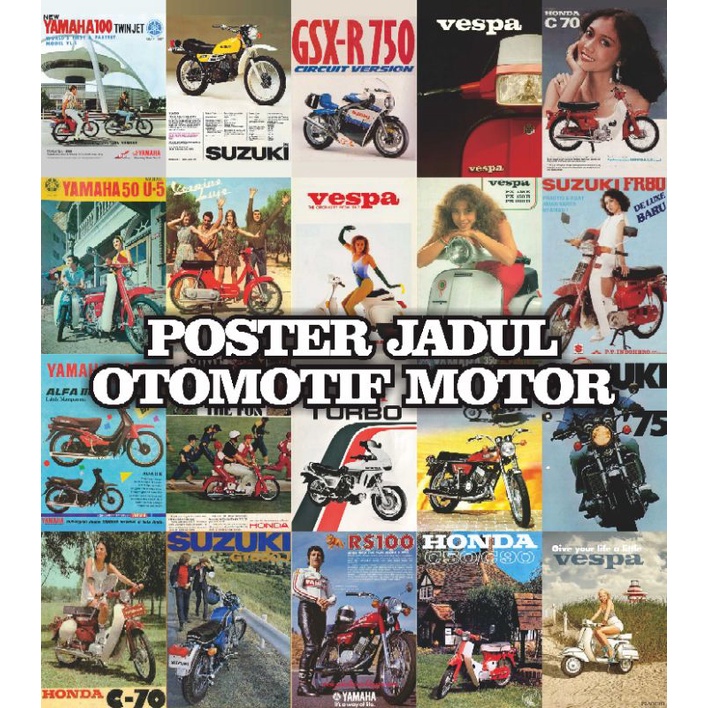 Jual Poster Jadul Otomotif Motor / Sepeda Motor | Shopee Indonesia