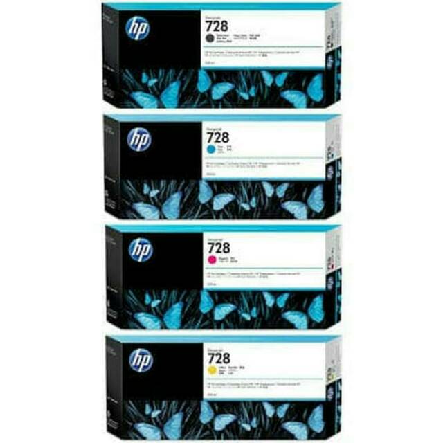 Jual TINTA HP PLOTTER 728 COLOUR ORIGINAL (300ML) | Shopee Indonesia