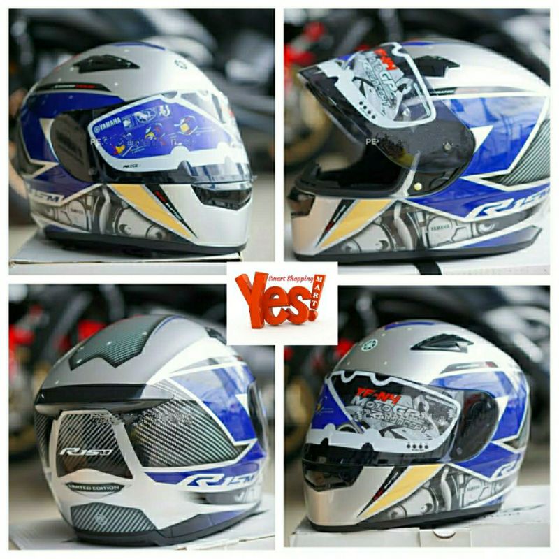 Jual Helm Motor Yamaha R15M Moto GP Concept | Shopee Indonesia