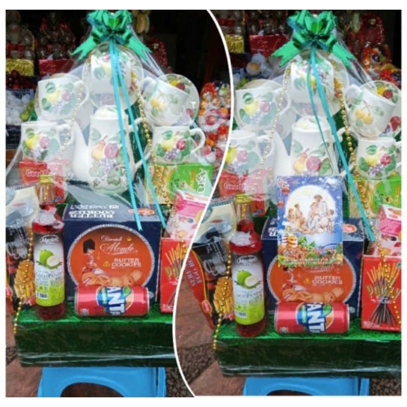 Jual Parcel Natal Tea Set Snack Tahun Baru Parcel Pecah Belah | Shopee ...