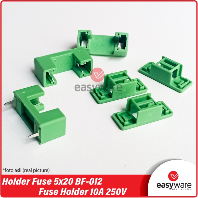 Jual Fuse Holder PCB 5x20 Fuse Holder BF-012 10A 250V | Shopee Indonesia