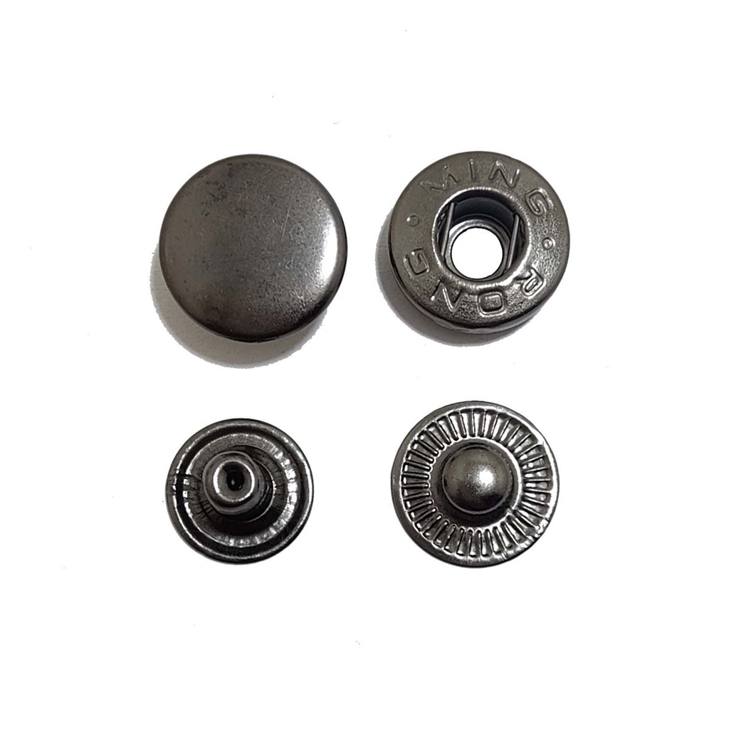 Jual KANCING JEPRET / KANCING JEPRET BESI MING RONG 15 MM PER 12 SET ...