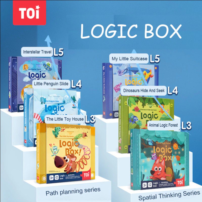 Jual Toi Magnetic Logic Box Kids Brainteaser LEVEL UP Mainan Edukasi ...