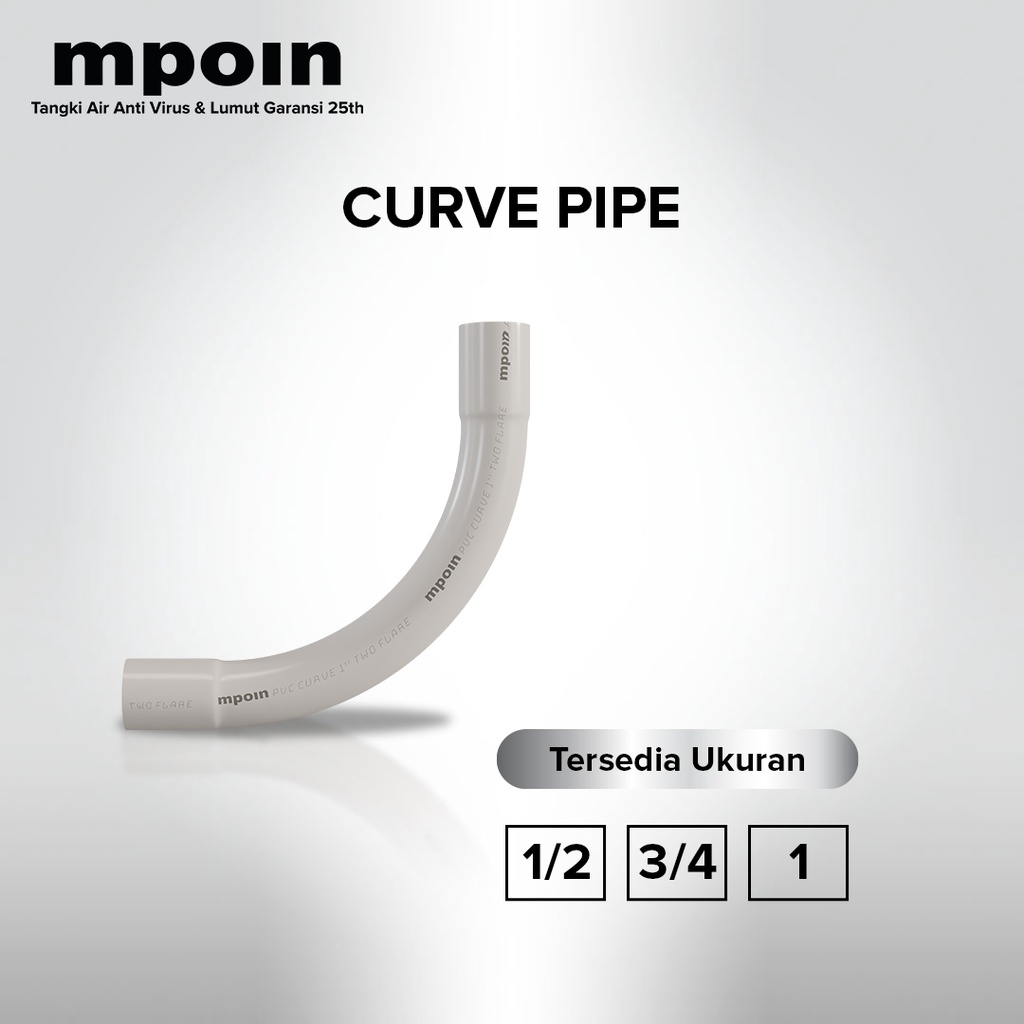 Jual Pipa Lengkung Pipa Sambungan CURVE PIPE PIPA MPOIN 1/2 inch, 3/4 ...