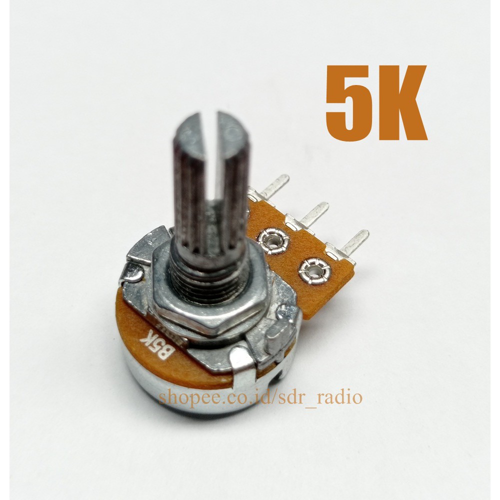 Jual Potensiometer 5K potensio 5 kilo Mono B5k potentiometer | Shopee ...